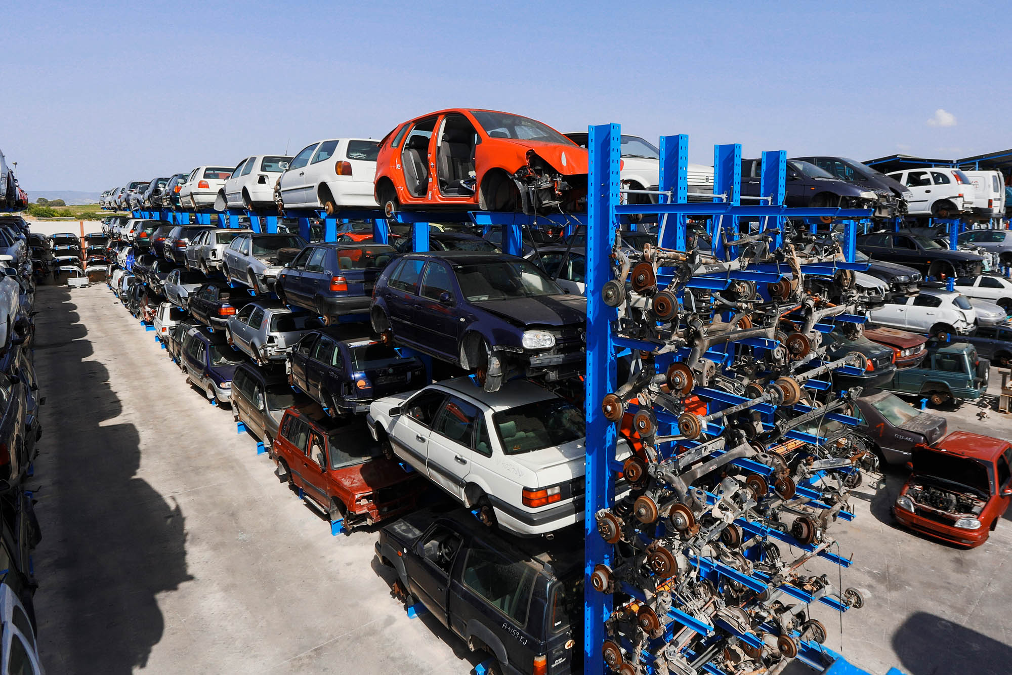 Autoverwerter, Abschleppdienste | Regale | OHRA GmbH